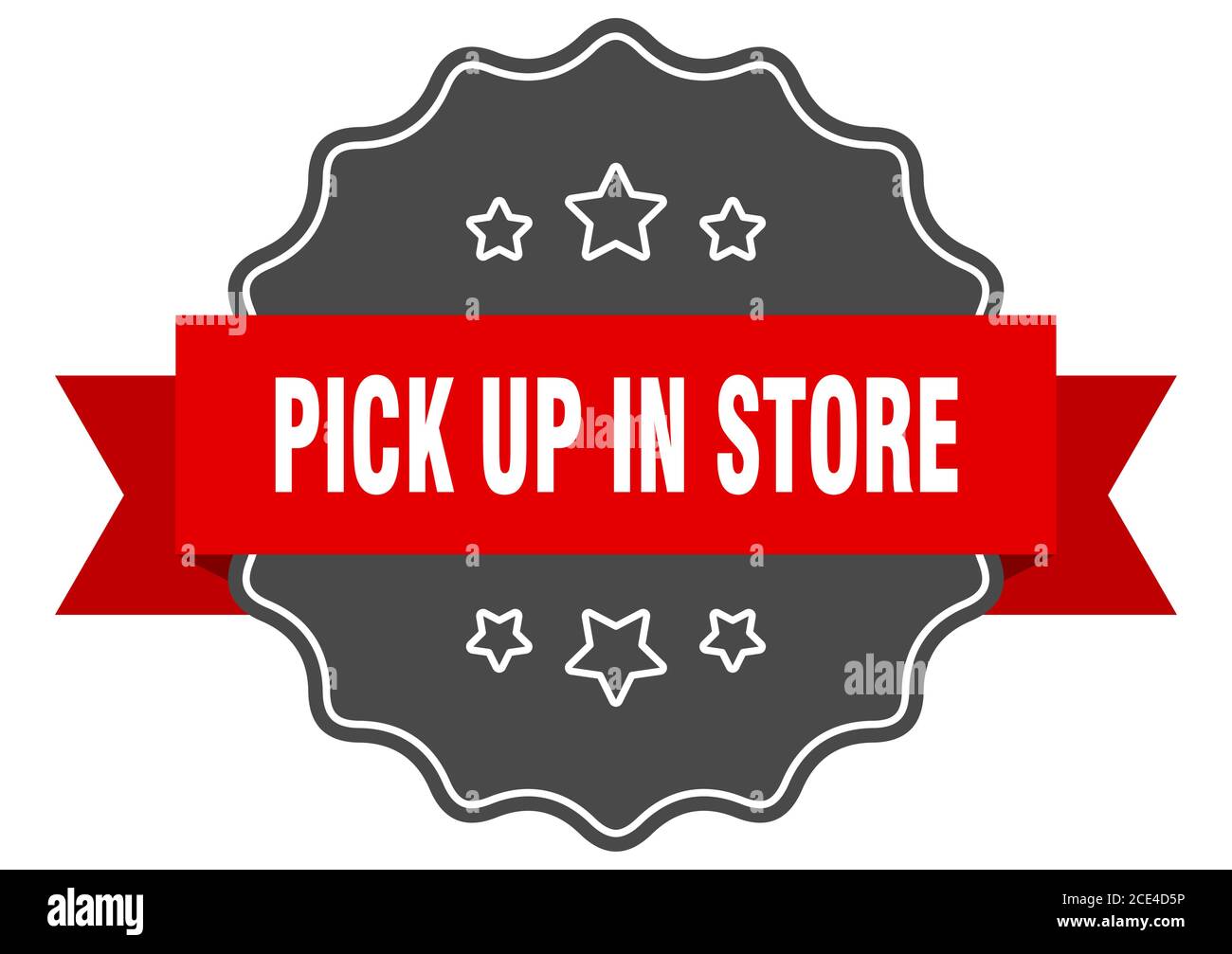 pick up in store label. pick up in store isolated seal. Retro sticker ...