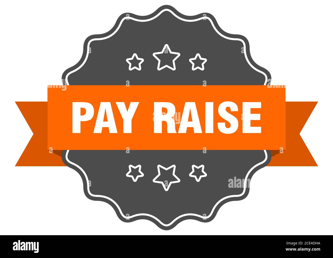 pay raise label. pay raise isolated seal. Retro sticker sign Stock ...