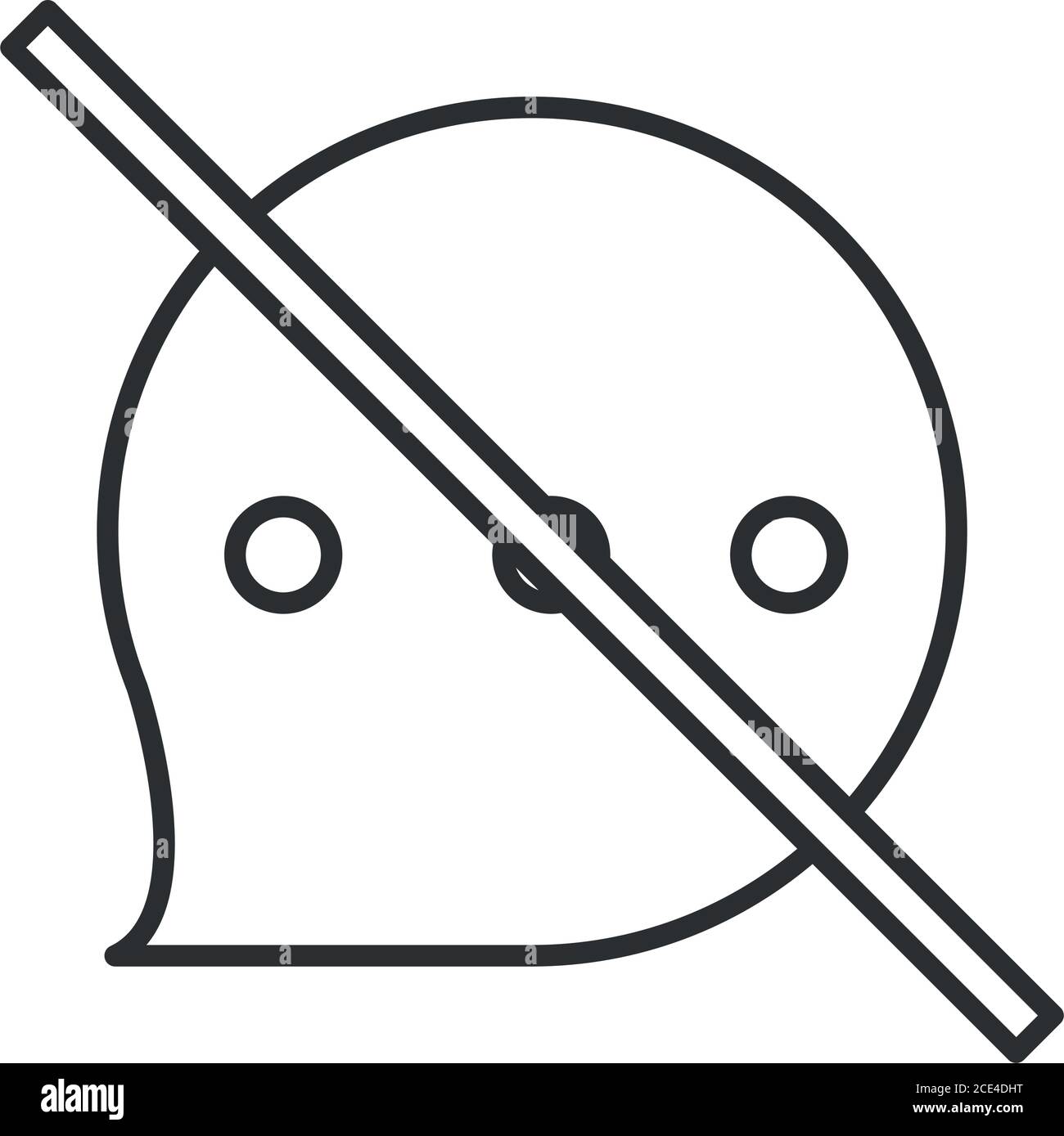 speech disability, no talking, world disability day, linear icon design ...