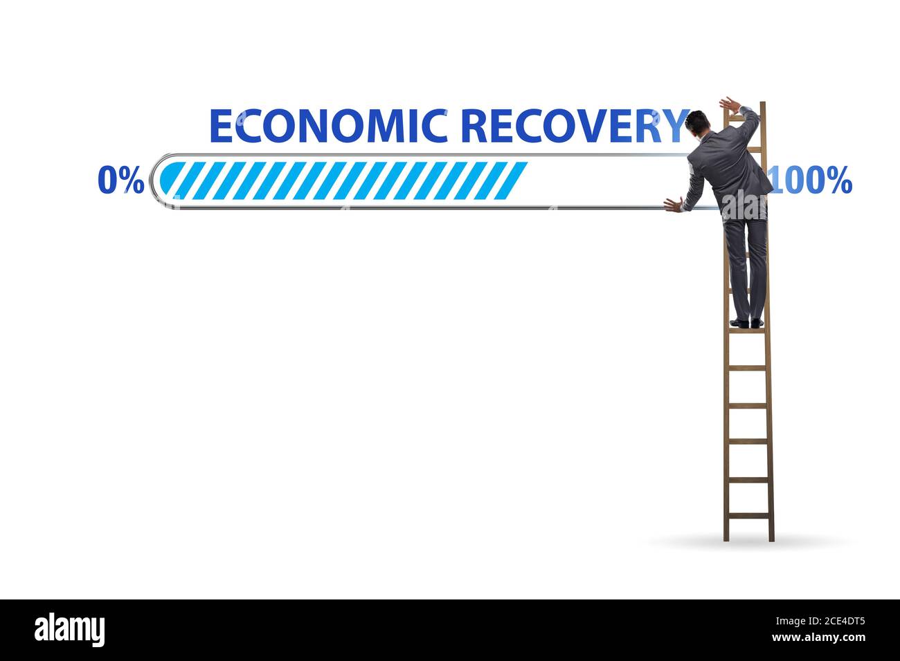 Economic recovery concept after the economic crisis Stock Photo - Alamy