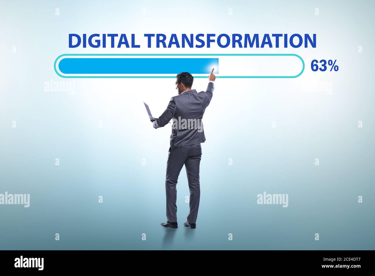 Digital transformation and the digitalization concept Stock Photo - Alamy