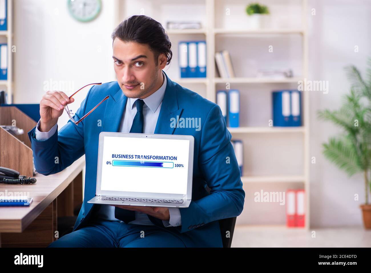 Concept of the corporate business transformation Stock Photo - Alamy