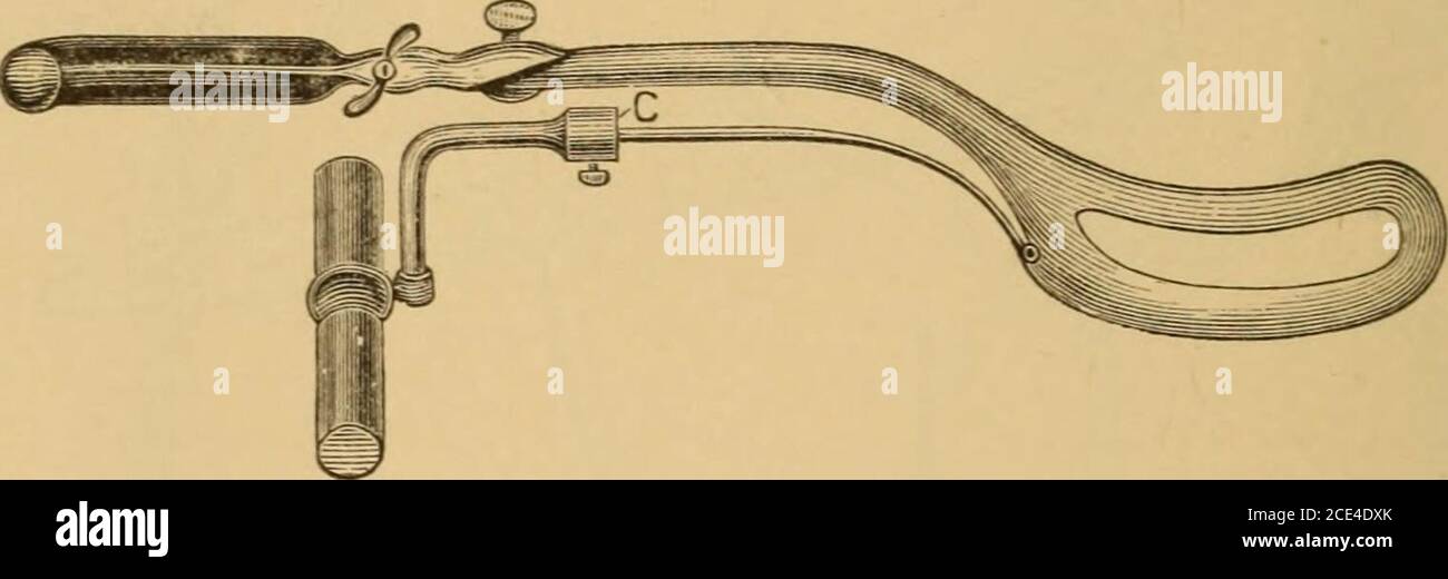 . A system of obstetrics . Tarniers Forceps, first model. in addition ...
