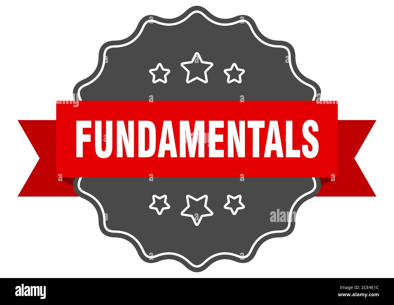 fundamentals label. fundamentals isolated seal. Retro sticker sign ...