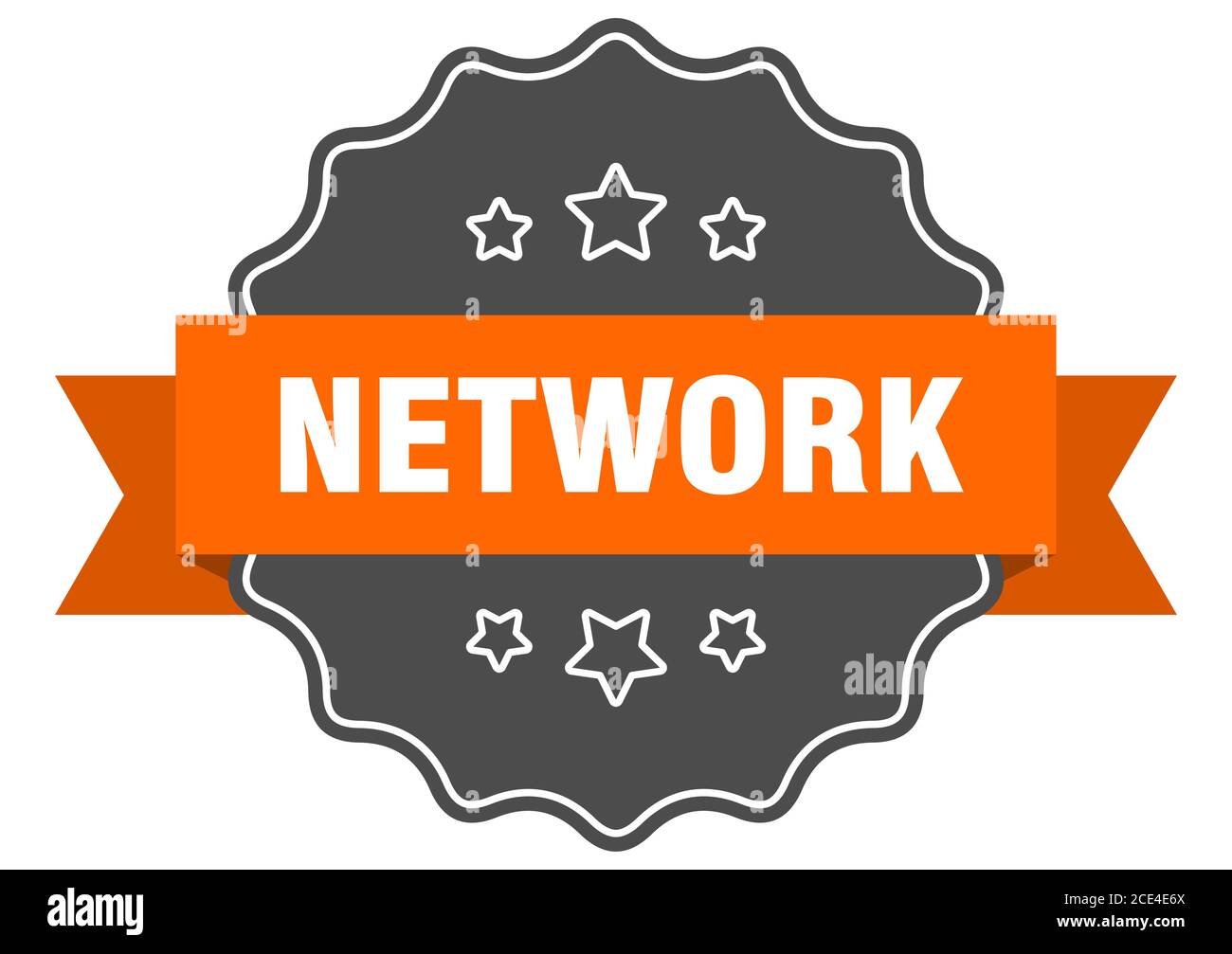 network label. network isolated seal. Retro sticker sign Stock Vector ...