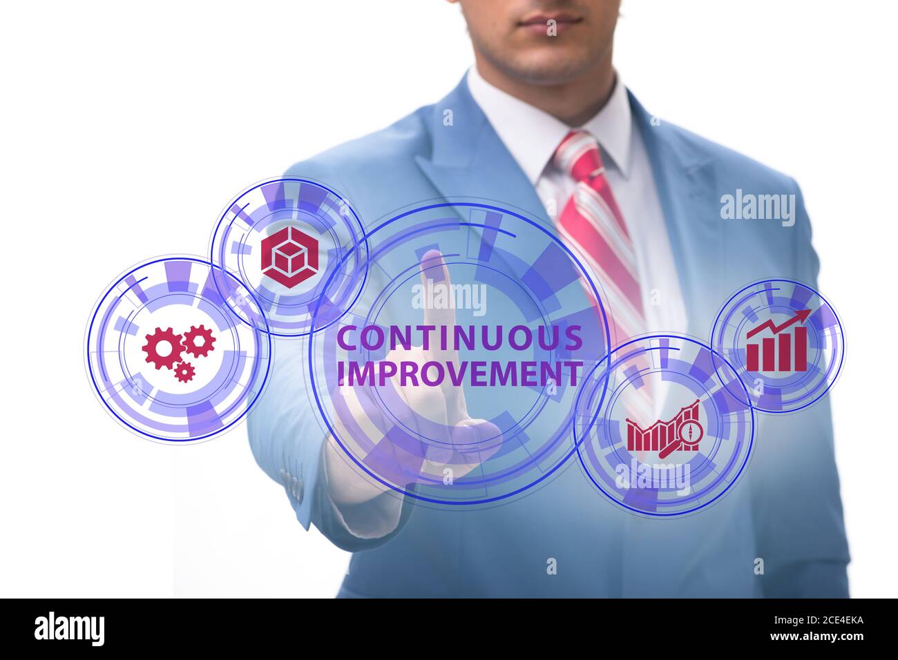 Continuous improvement concept in the business Stock Photo - Alamy