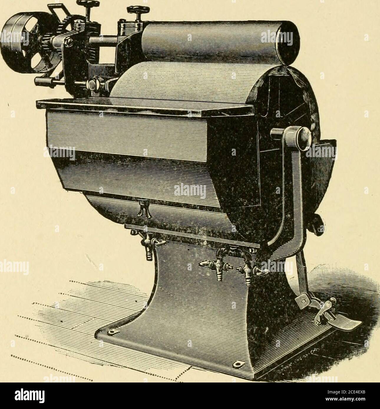 Laundry steam press machine hi-res stock photography and images - Alamy