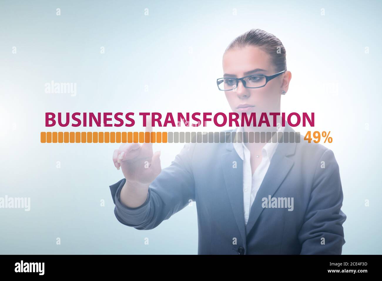 Concept of the corporate business transformation Stock Photo - Alamy
