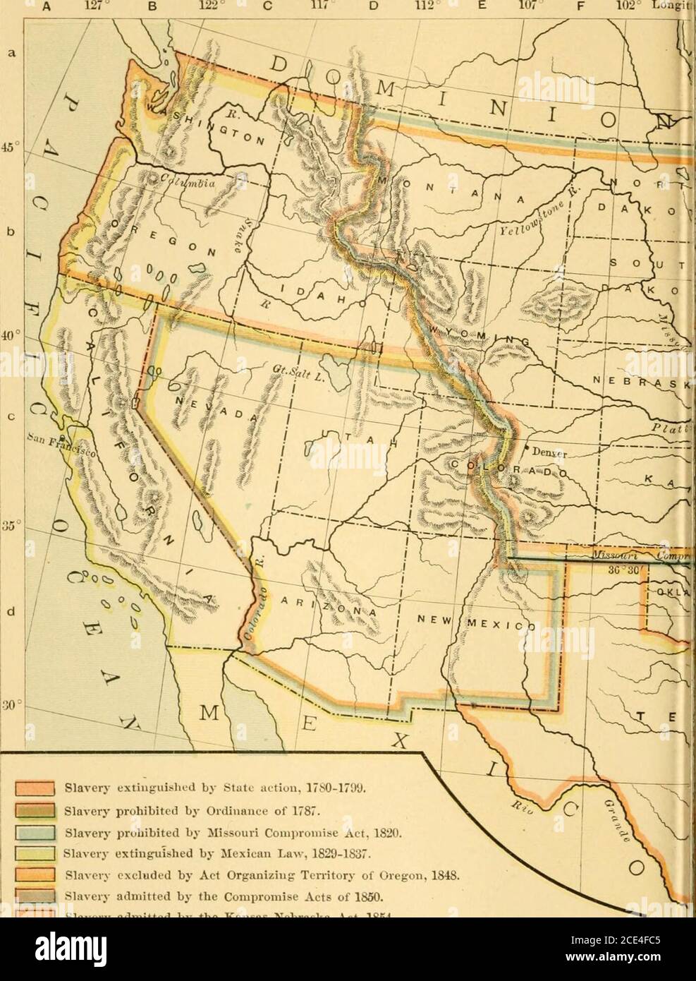 Dred Scott Decision Map