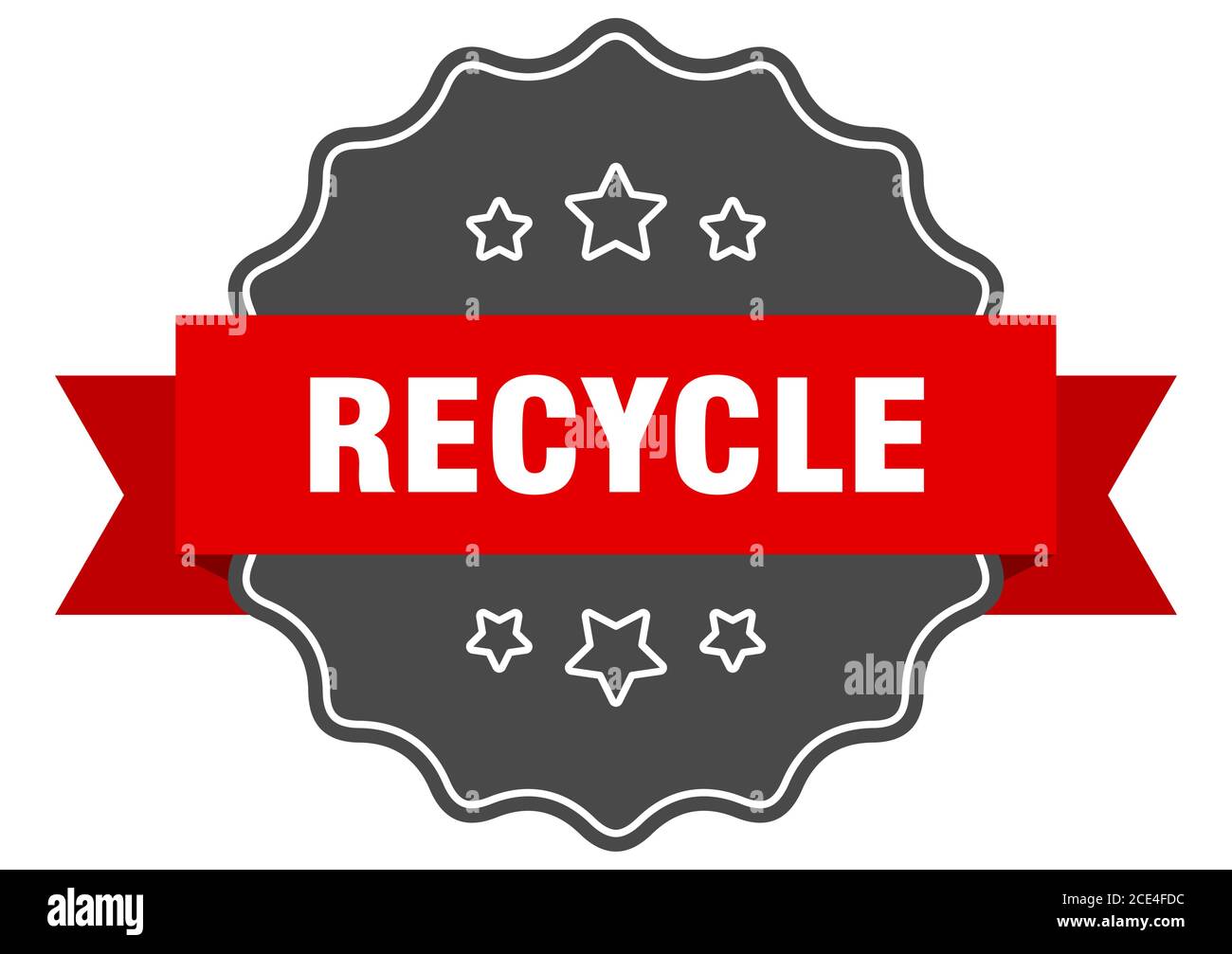 recycle label. recycle isolated seal. Retro sticker sign Stock Vector ...