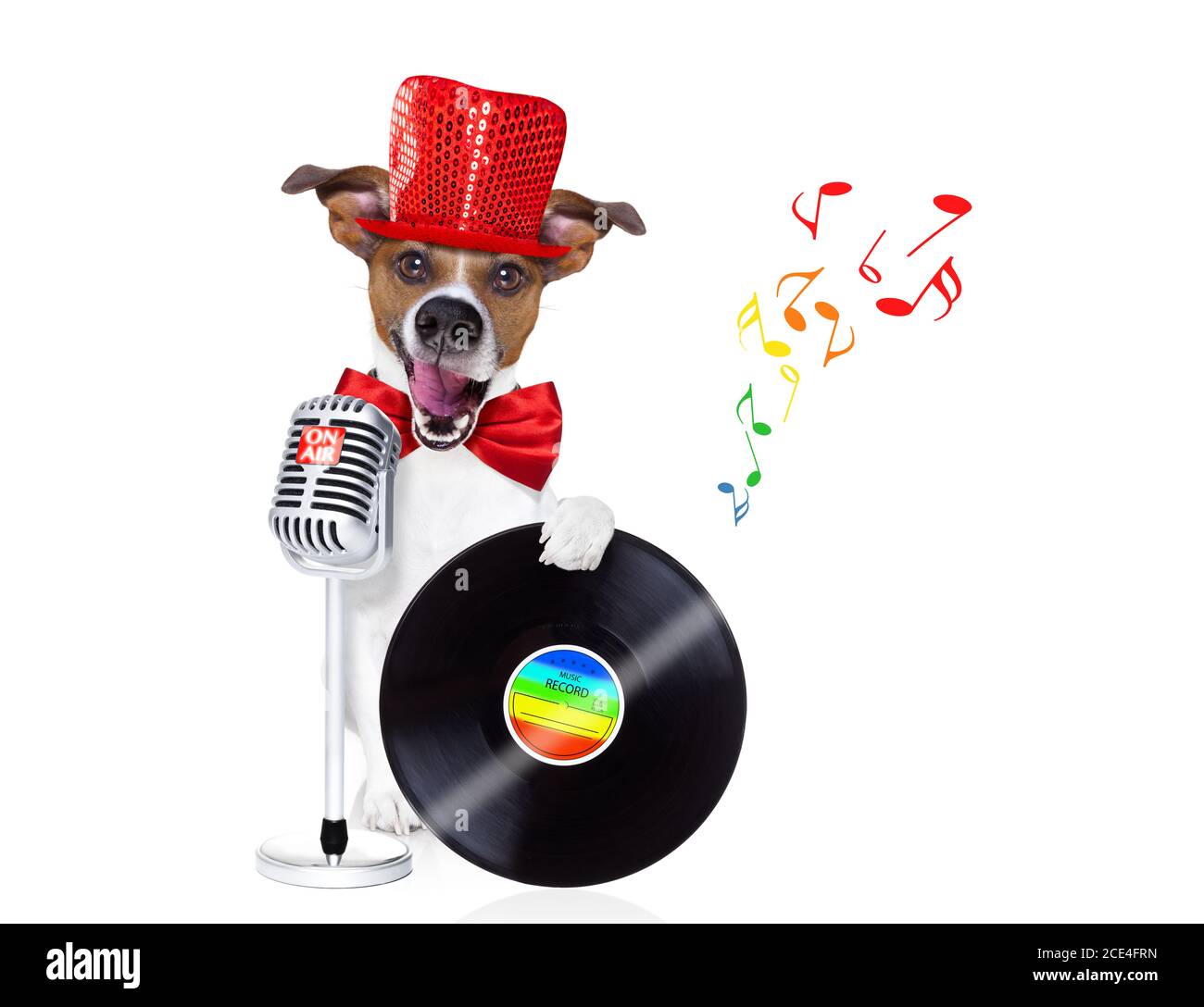 Vintage microphone on vinyl hi-res stock photography and images - Alamy