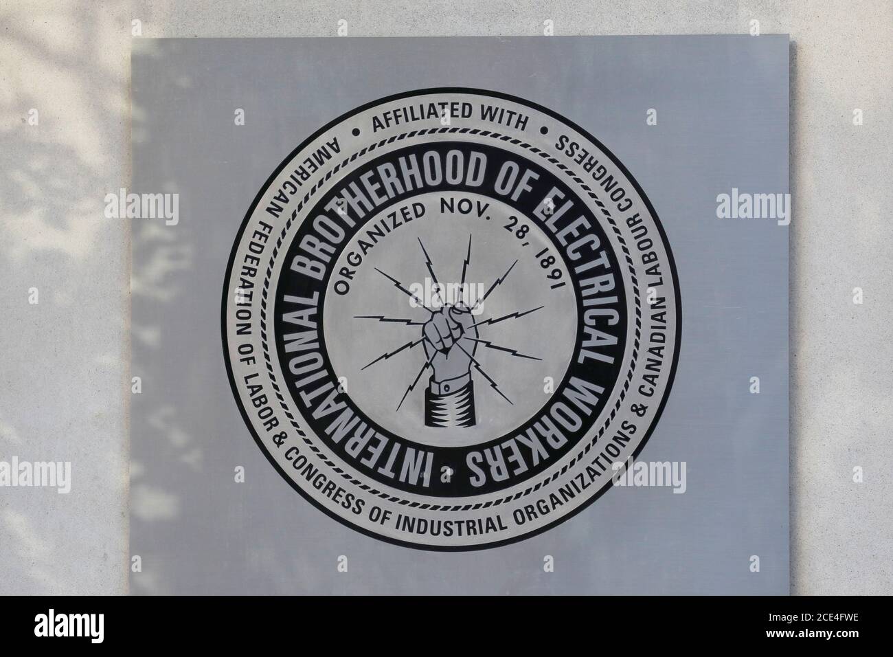 Ibew logo hi-res stock photography and images - Alamy