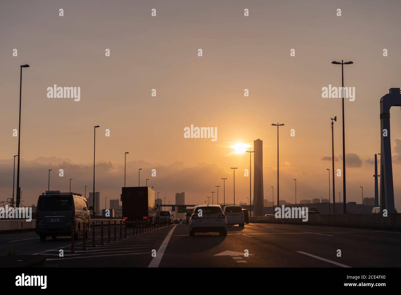 Shuto Expressway Bayshore Route, Koto-Ku, Tokyo, Japan Stock Photo - Alamy