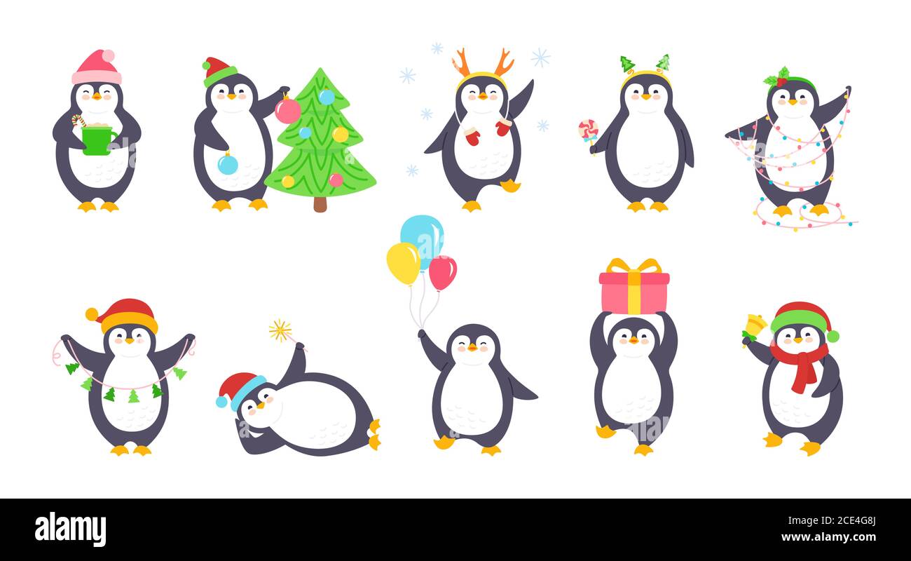 Smiling Penguin Clip Art