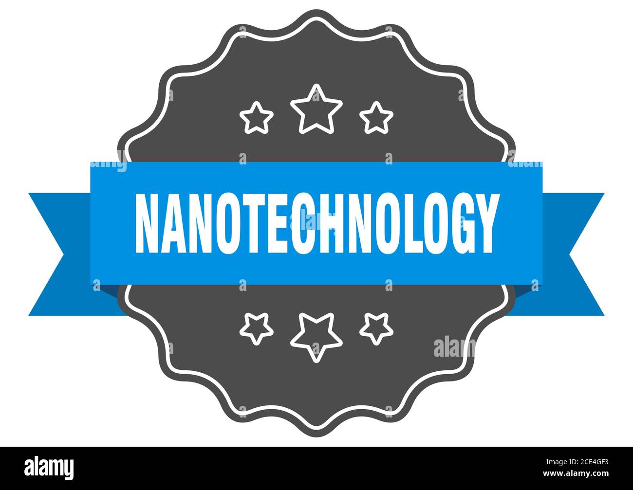 nanotechnology label. nanotechnology isolated seal. Retro sticker sign ...