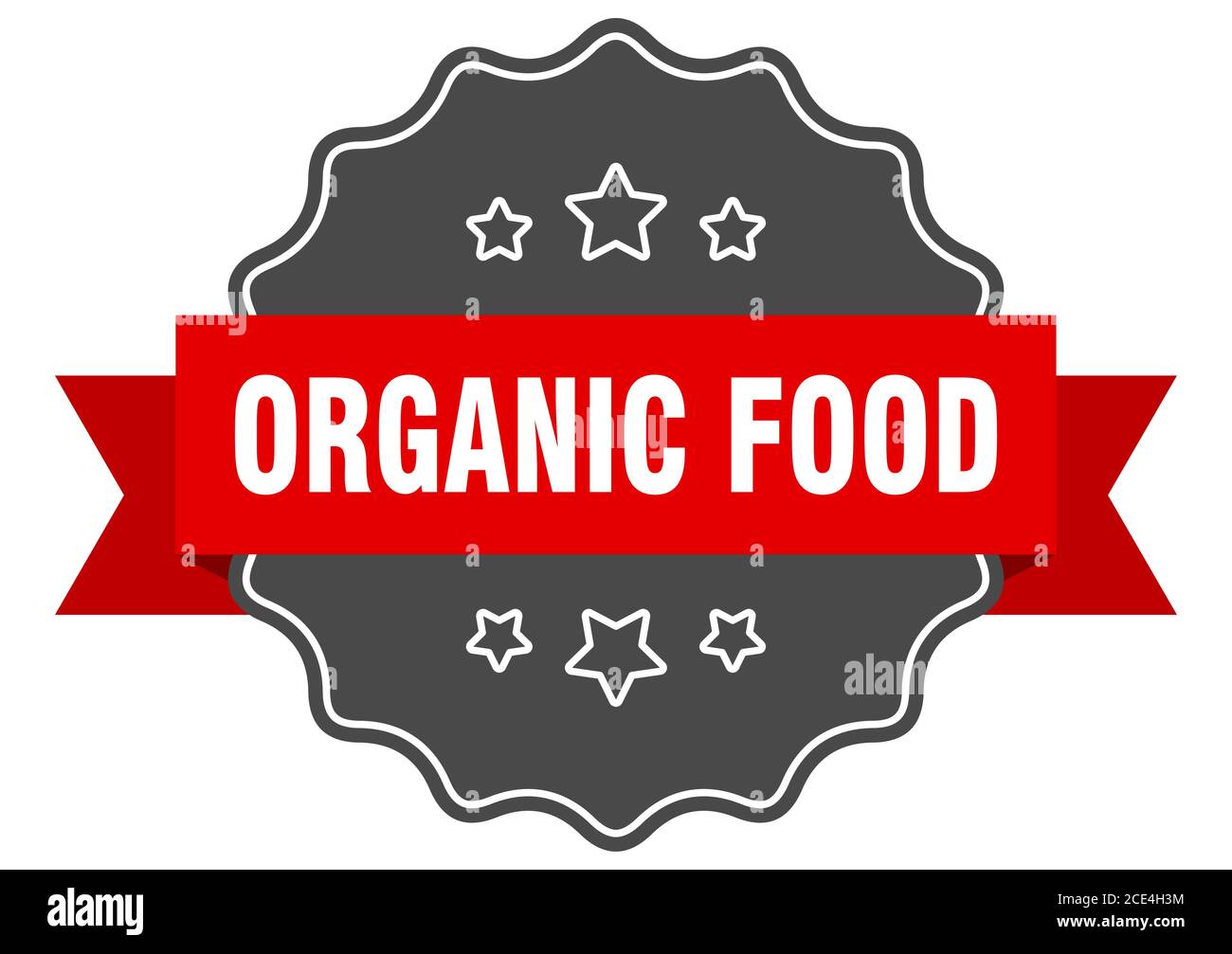 organic food label. organic food isolated seal. Retro sticker sign ...