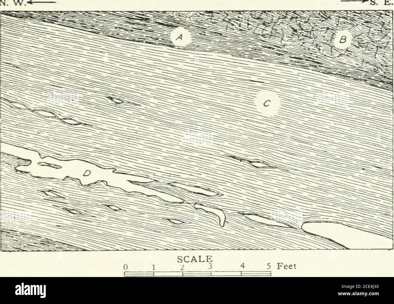 Gold vein in quartz rock hi-res stock photography and images - Alamy