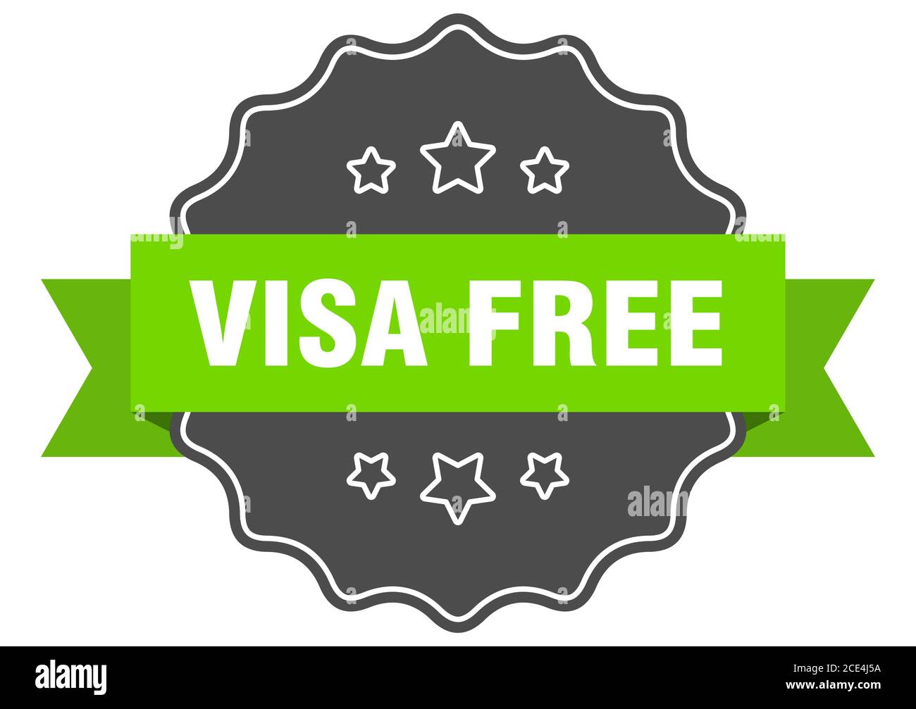 visa free label. visa free isolated seal. Retro sticker sign Stock ...