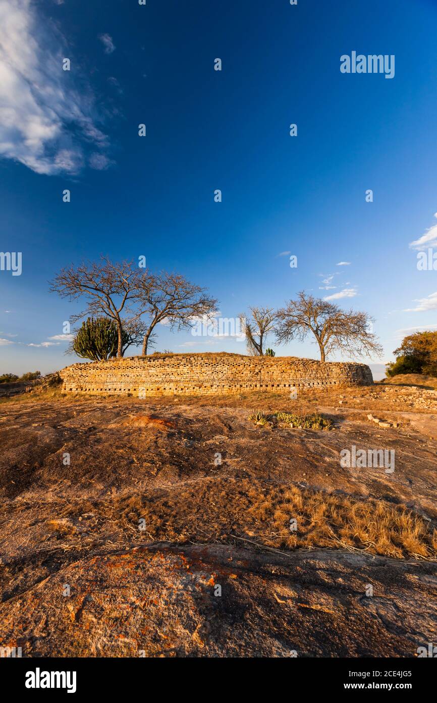 Danangombe ruins, at evening, formerly Dhlo-Dhlo or Ndlo Dlo ...