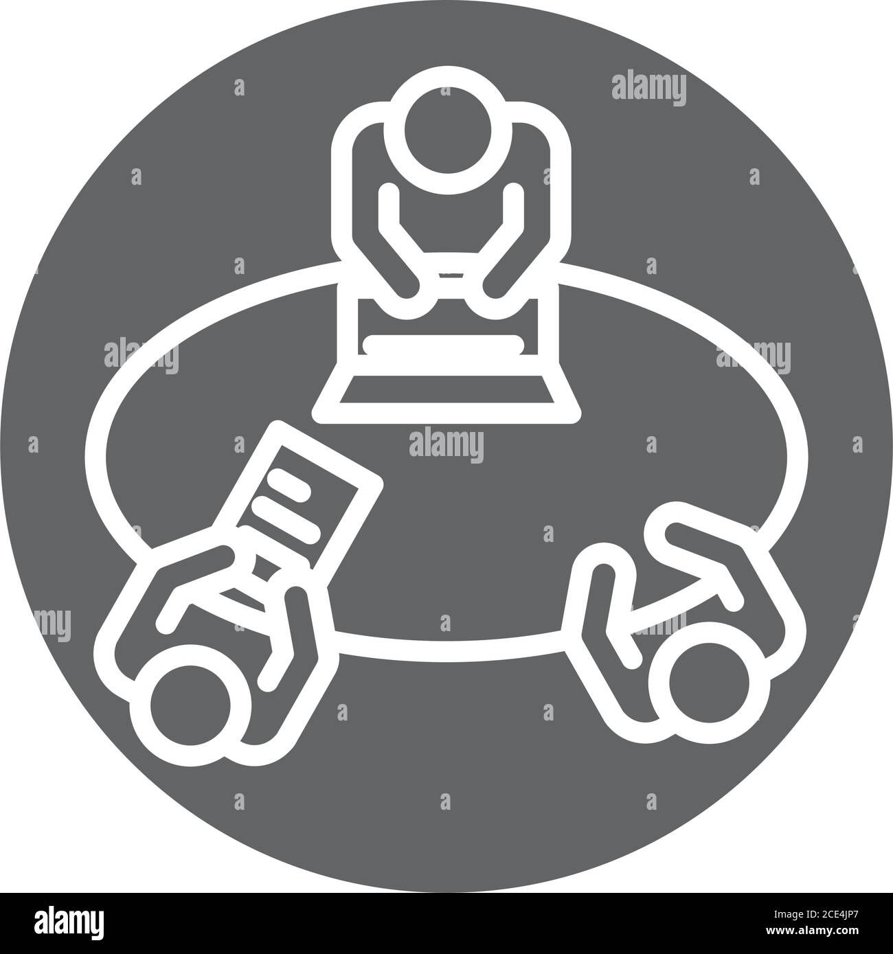 workers gathering together for conversation, coworking office business ...