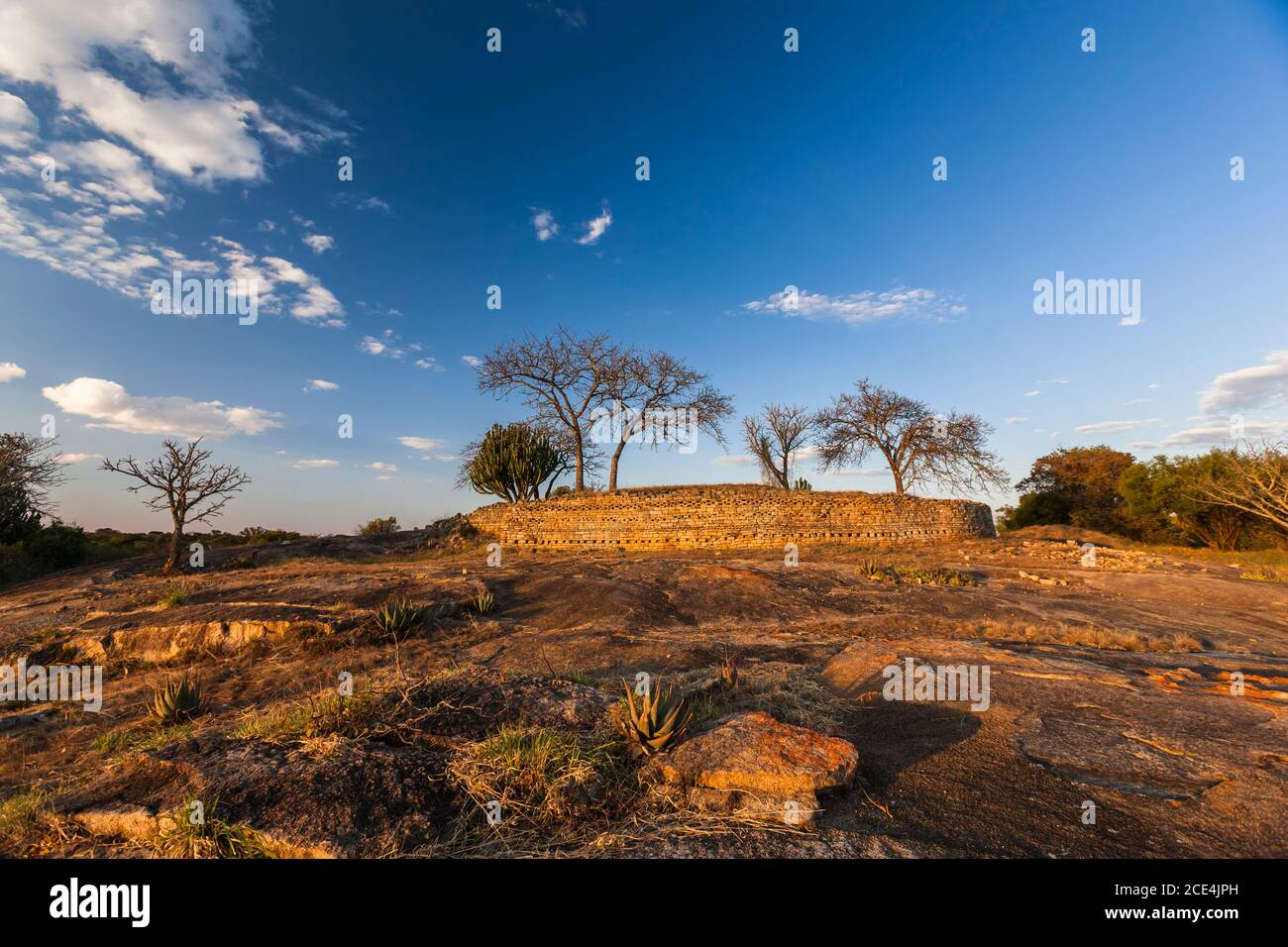 Danangombe ruins, at evening, formerly Dhlo-Dhlo or Ndlo Dlo ...