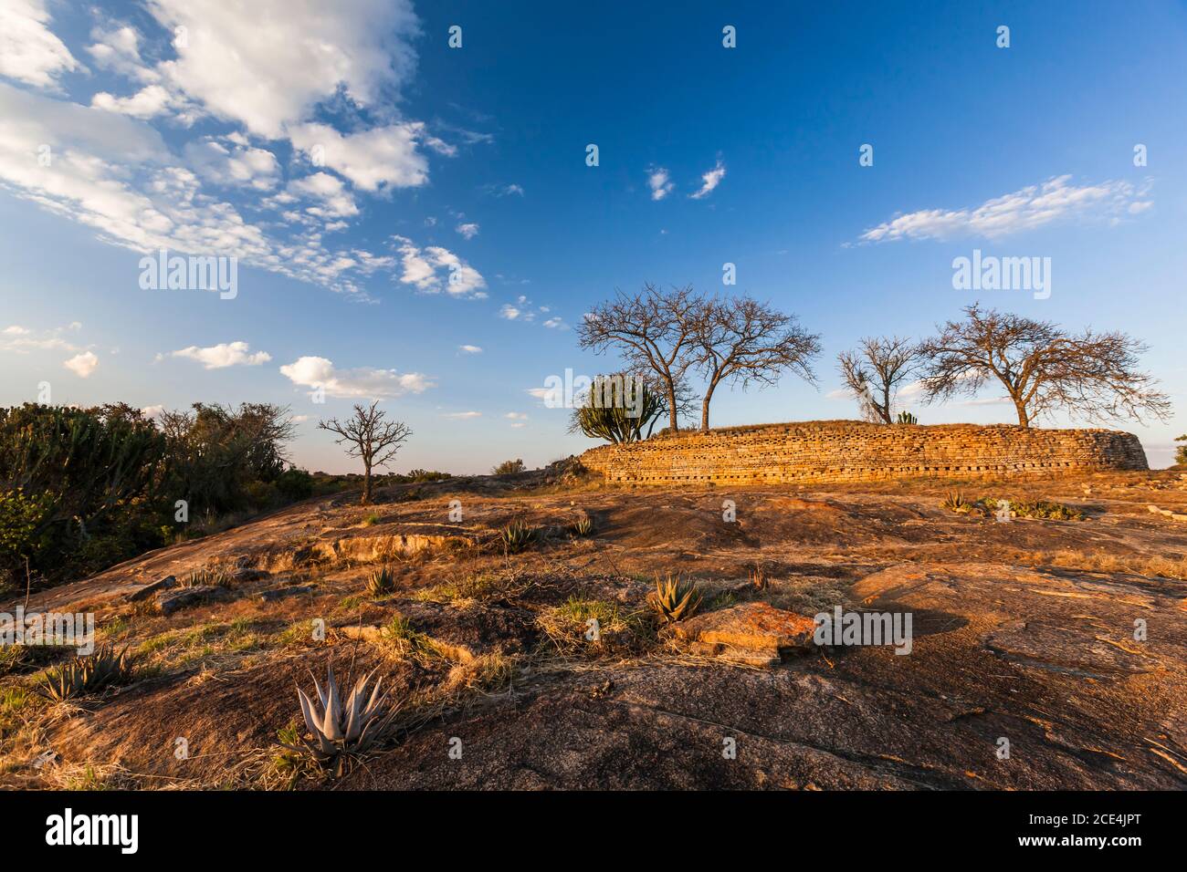 Danangombe ruins, at evening, formerly Dhlo-Dhlo or Ndlo Dlo ...