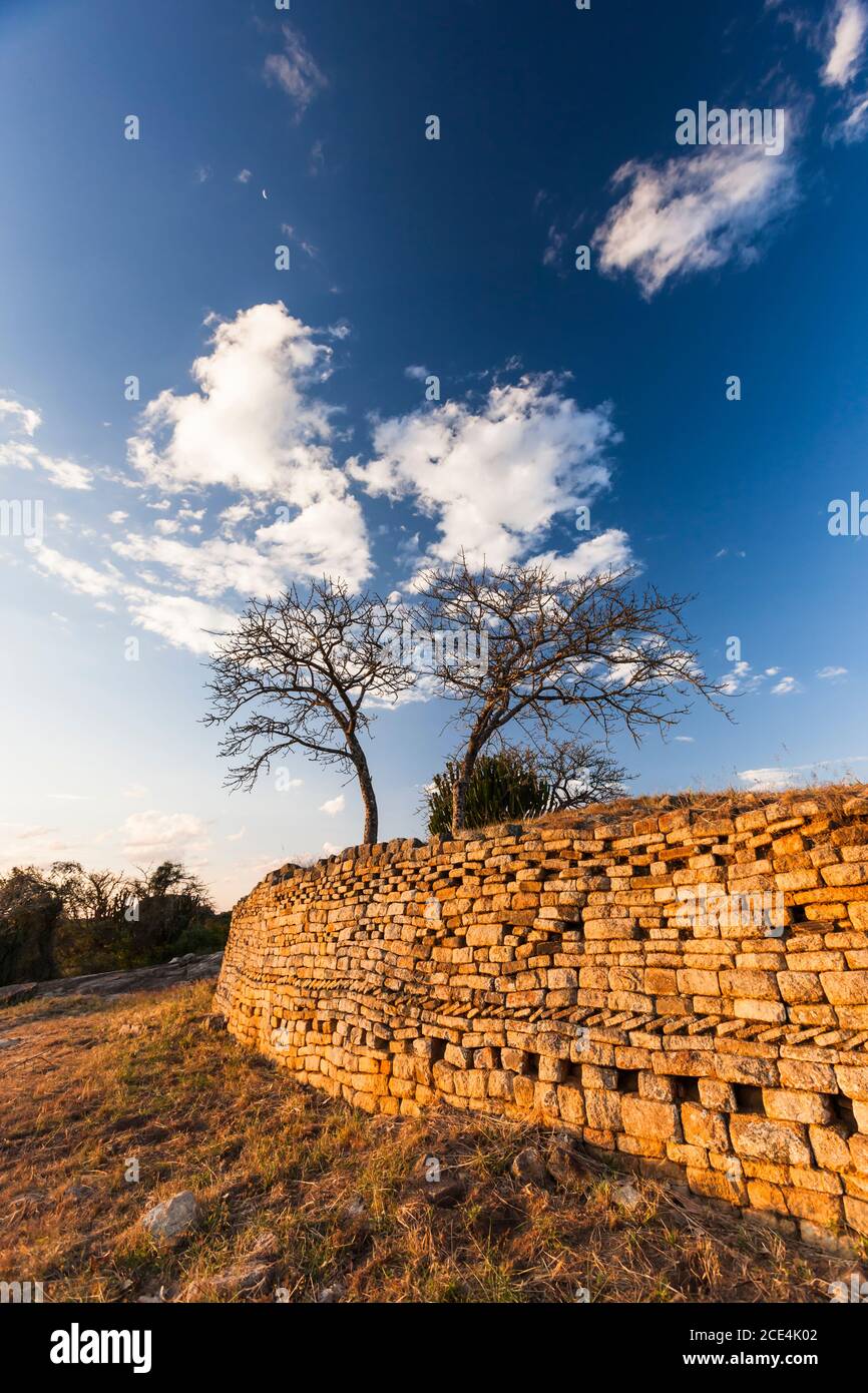 Danangombe ruins, at evening, formerly Dhlo-Dhlo or Ndlo Dlo ...