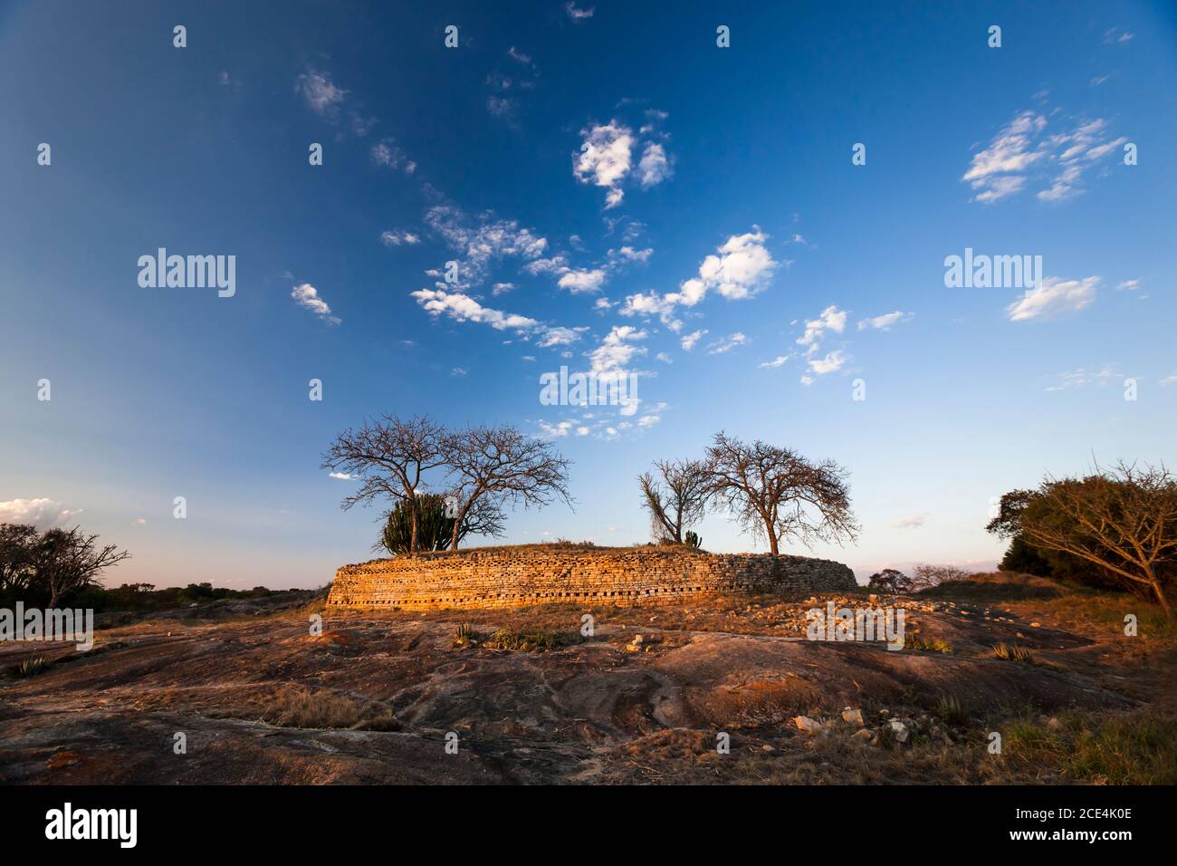 Danangombe ruins, at evening, formerly Dhlo-Dhlo or Ndlo Dlo ...