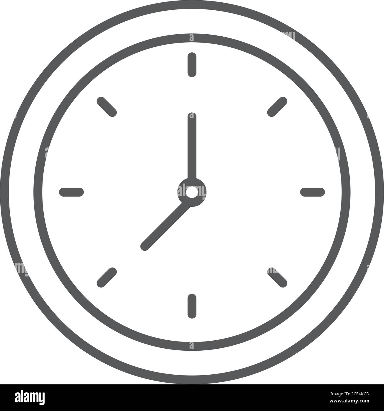 24 Hour Clock Face Illustration High Resolution Stock Photography and ...