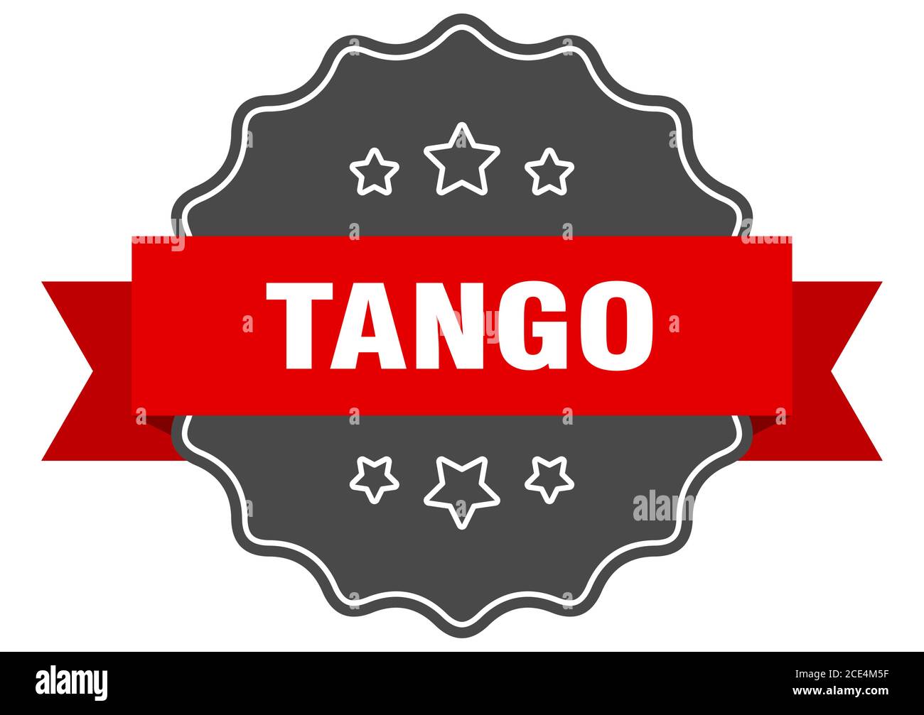 tango label. tango isolated seal. Retro sticker sign Stock Vector Image ...
