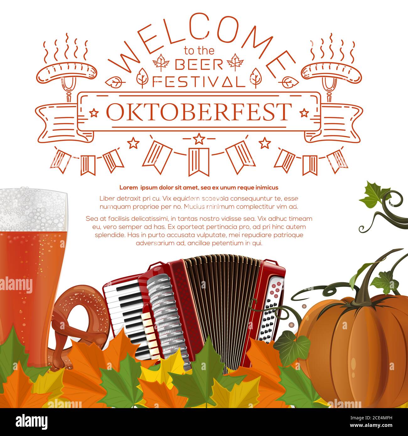 October feast beer Stock Vector Images - Alamy