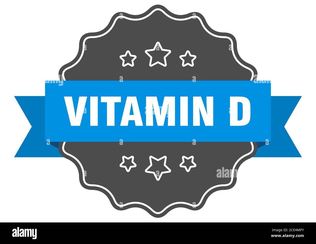 vitamin d label. vitamin d isolated seal. Retro sticker sign Stock ...