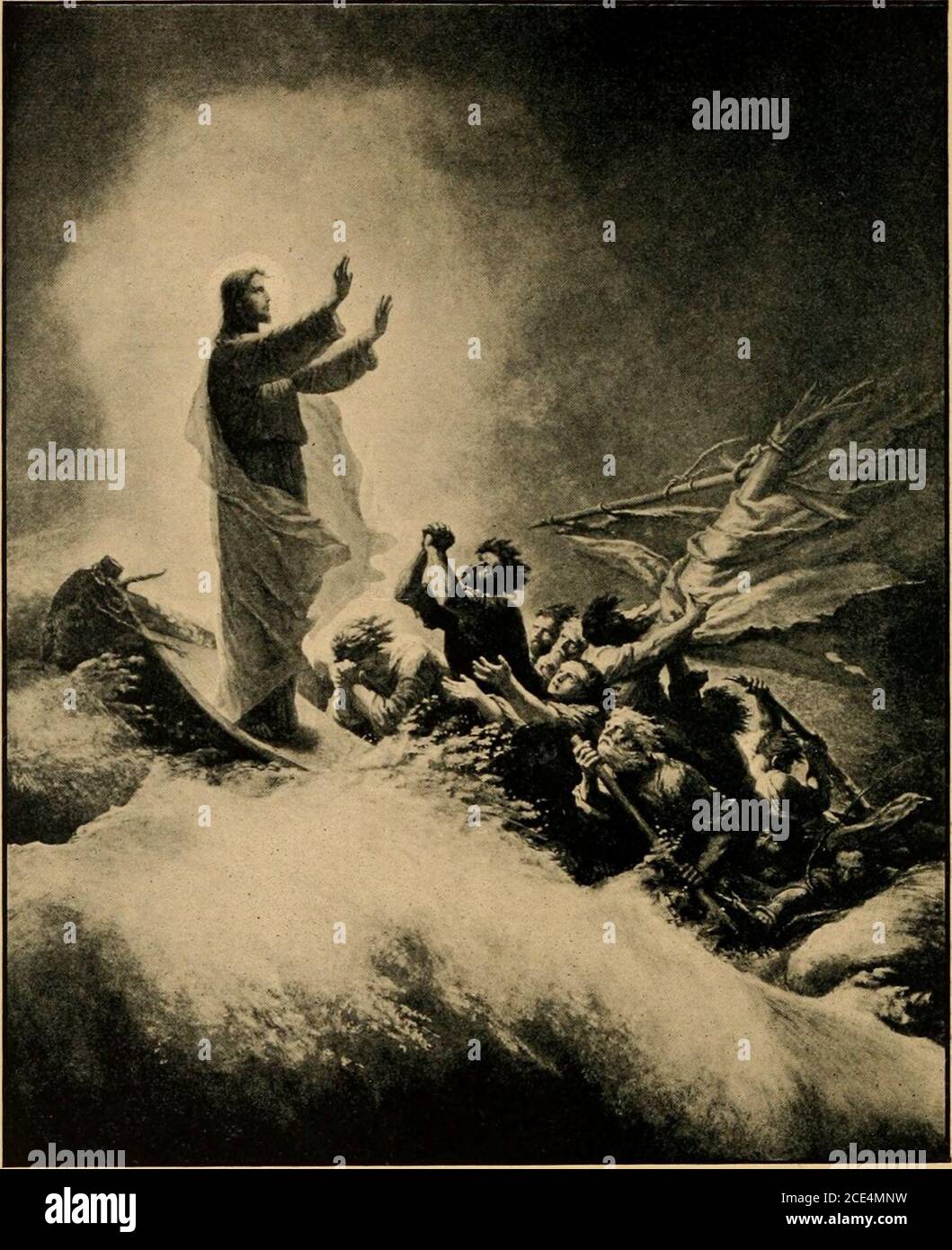 Christ stills the tempest hi-res stock photography and images - Alamy
