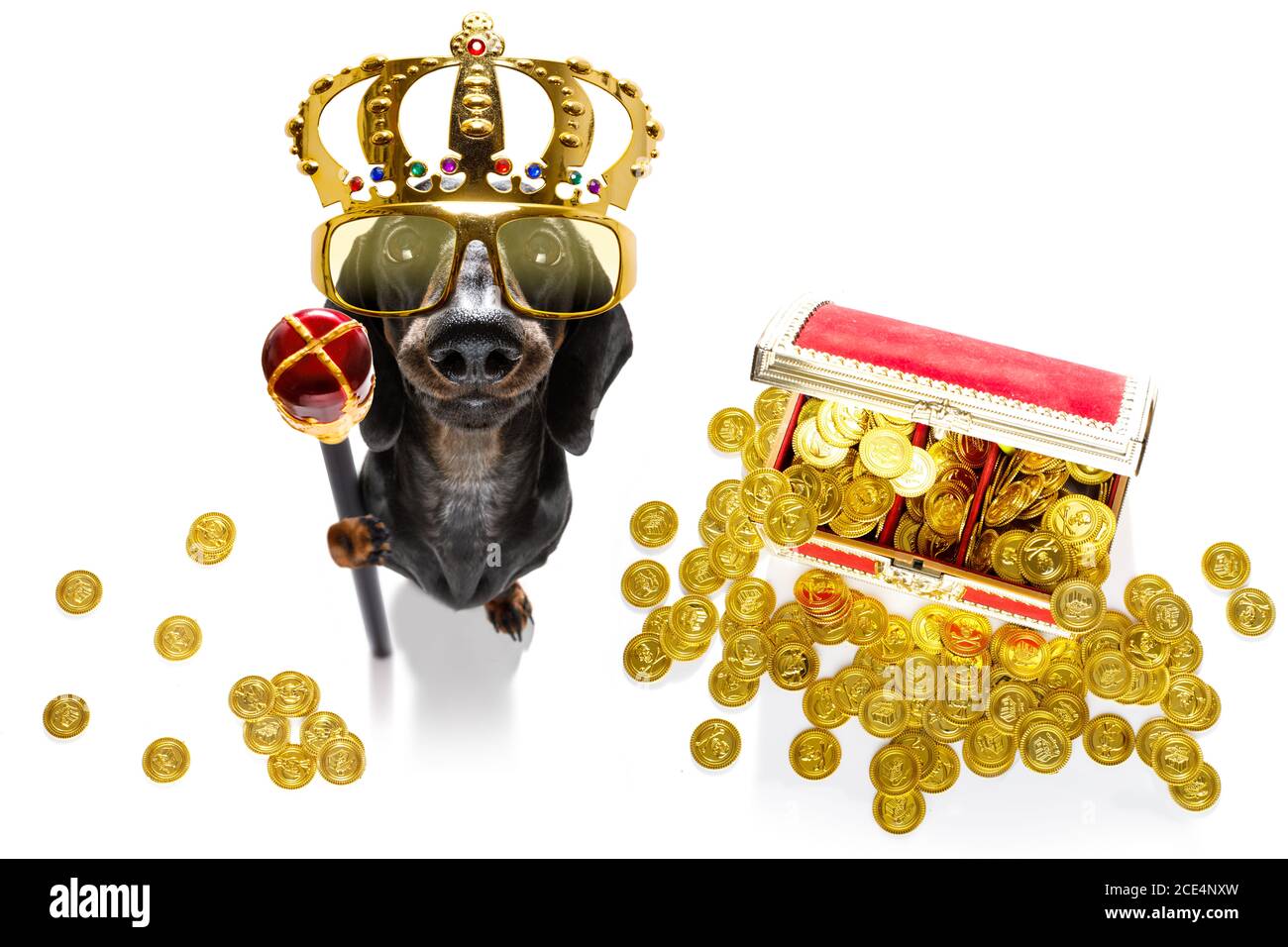 Rich king hi-res stock photography and images - Alamy
