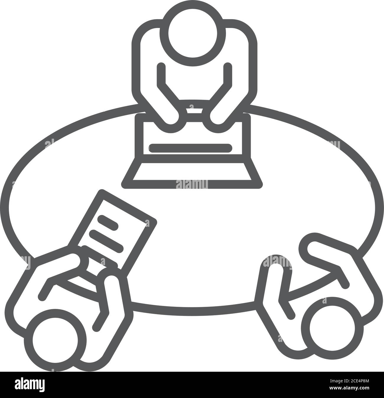 workers gathering together for conversation, coworking office business ...