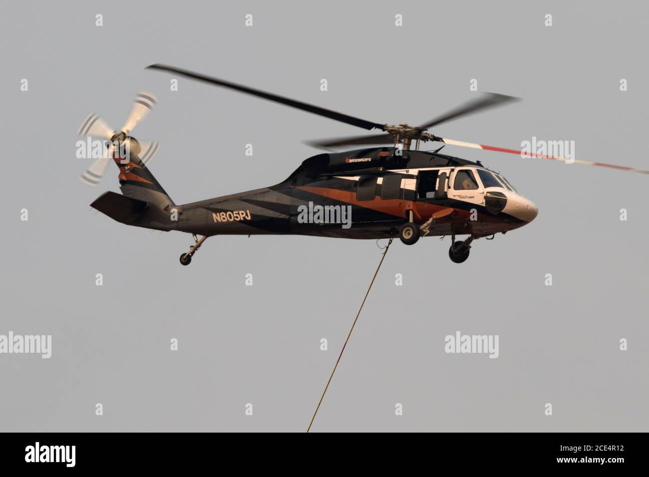 Sikorsky UH-60A Black Hawk N805PJ operating out of Meadowlark Field in ...