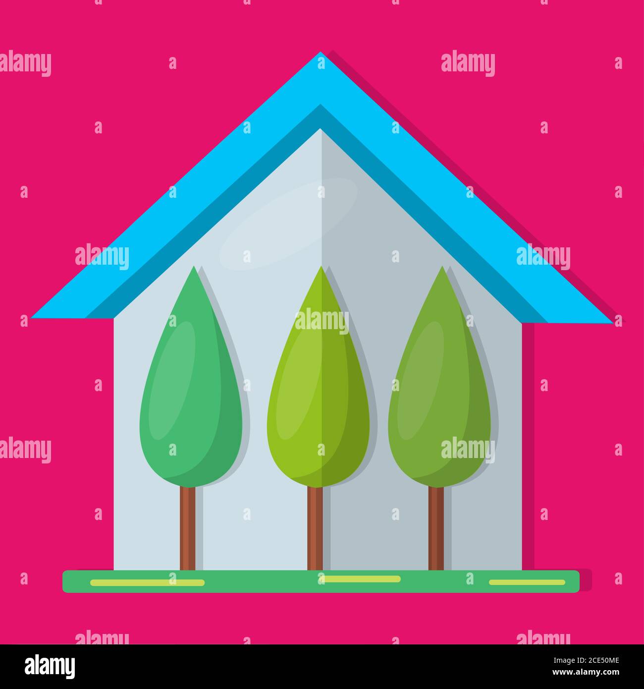 green house concept symbol vector illustration Stock Vector Image & Art ...