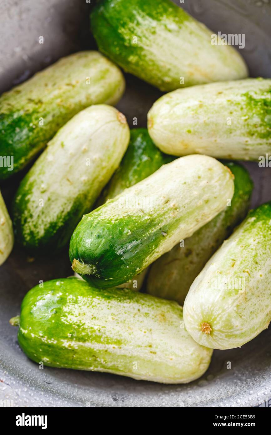 Baby cucumber hi-res stock photography and images - Alamy