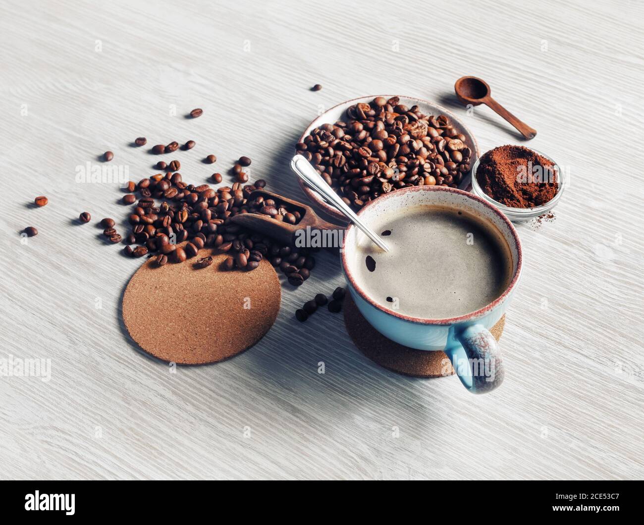 Still life with coffee cup Stock Photo - Alamy