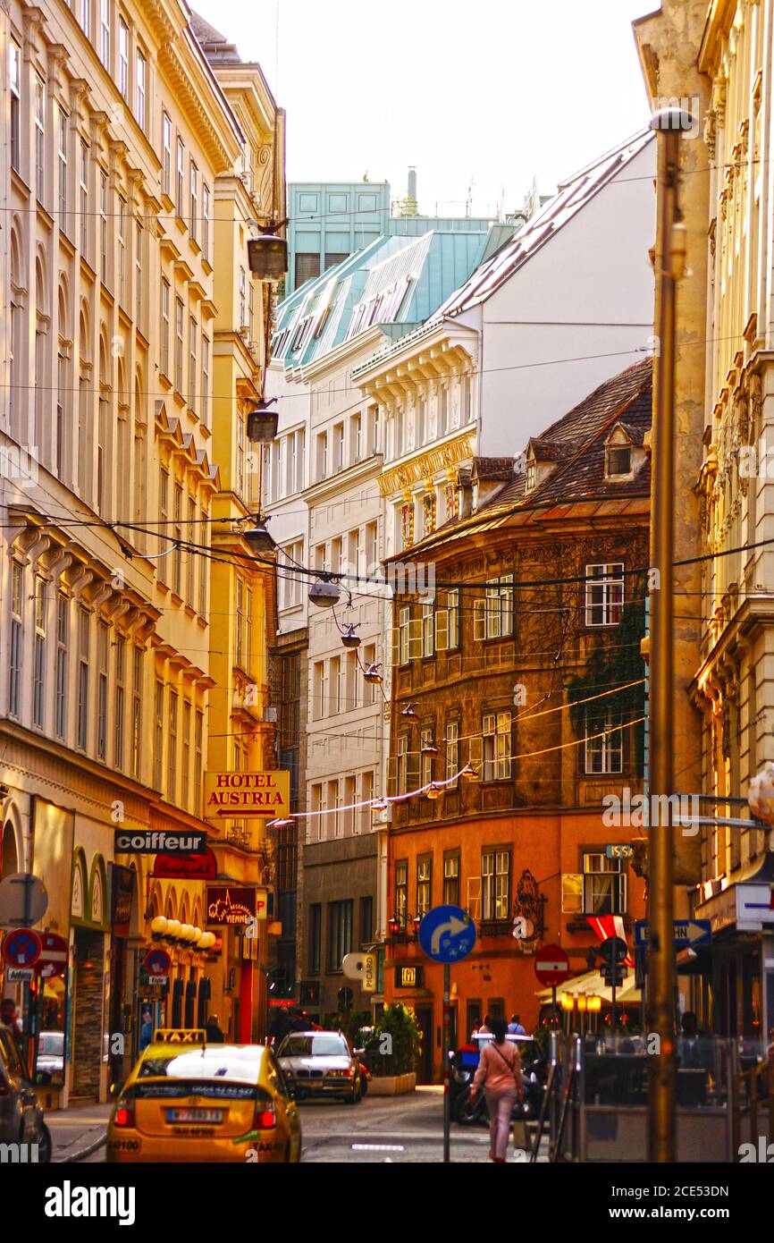 Streets of Vienna, Austria Stock Photo - Alamy