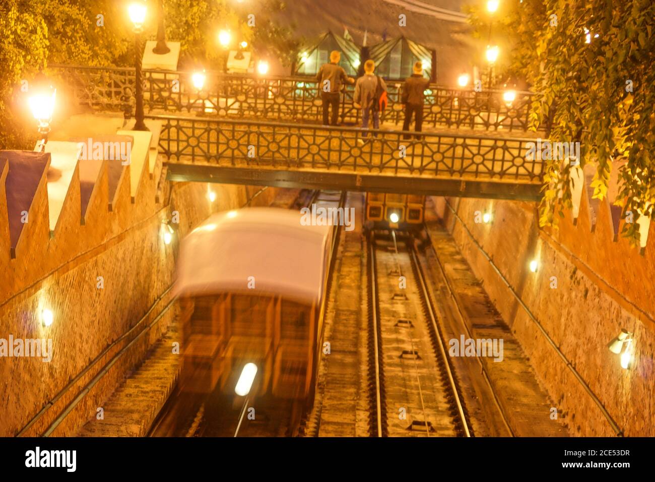 Hungary cable car Stock Photo - Alamy