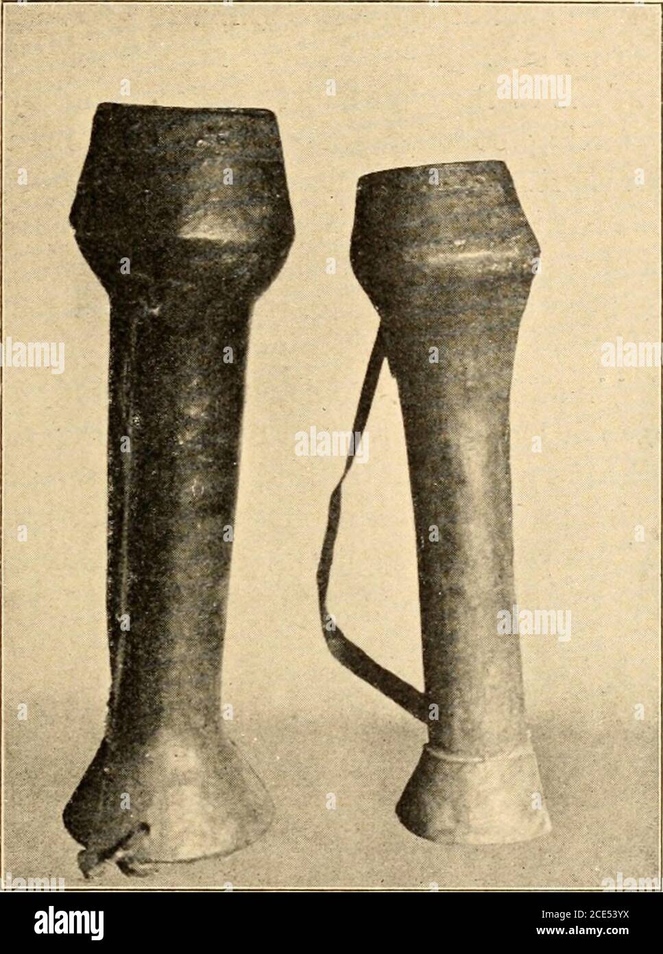 . The Baganda . special men were kept for putting the skins upon them ...