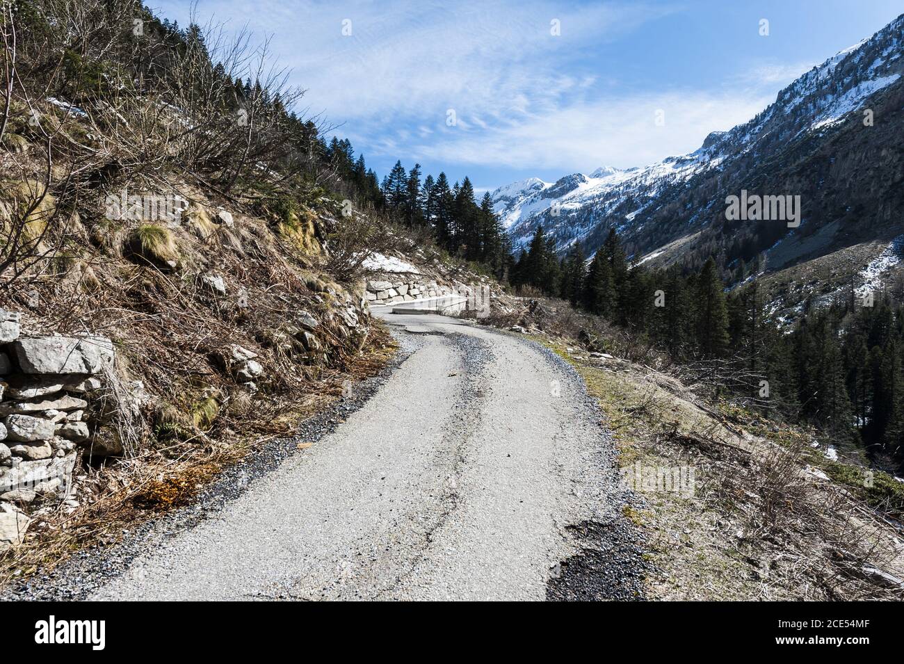Mist over road hi-res stock photography and images - Alamy