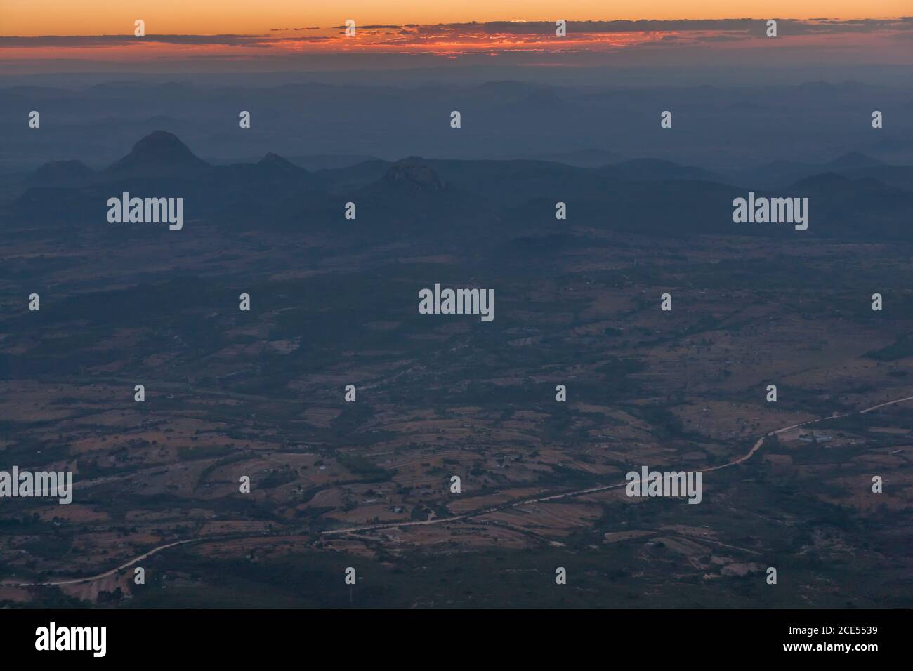 Nyanga National Park, evening view from "World's View", Nyanga ...