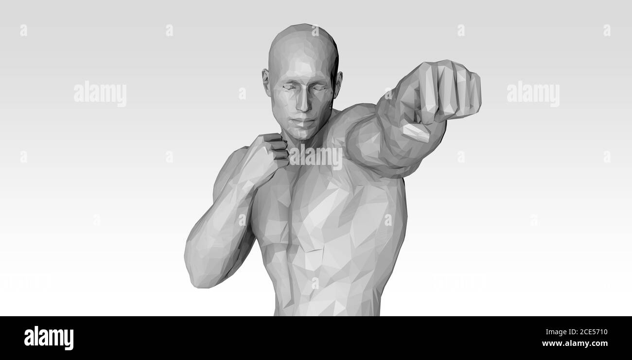 Body Combat Class at a Fitness Center Art Stock Photo - Alamy