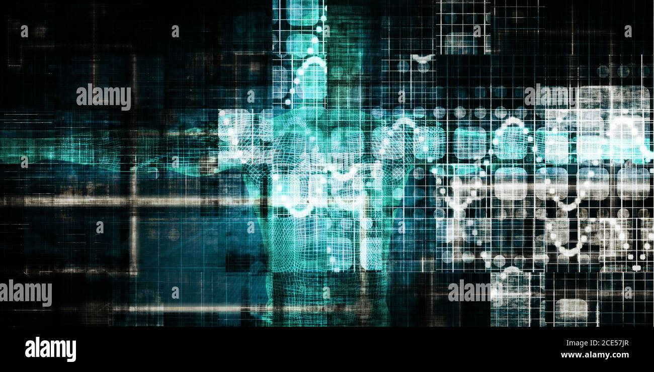 Healthcare Technology with Advanced Scanning Diagnosis Concept Stock ...