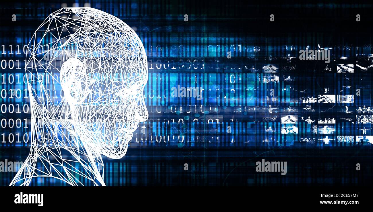 Memory Training Brain Train Exercise Concept Art Stock Photo - Alamy