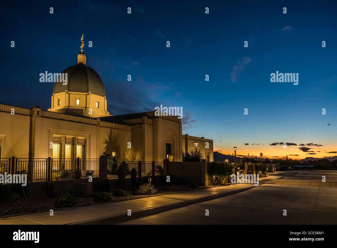Statue of jesus christ in a church house of worship hi-res stock ...