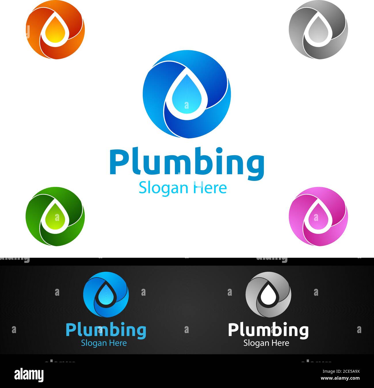 Infinity plumbing logo Stock Vector Images - Alamy