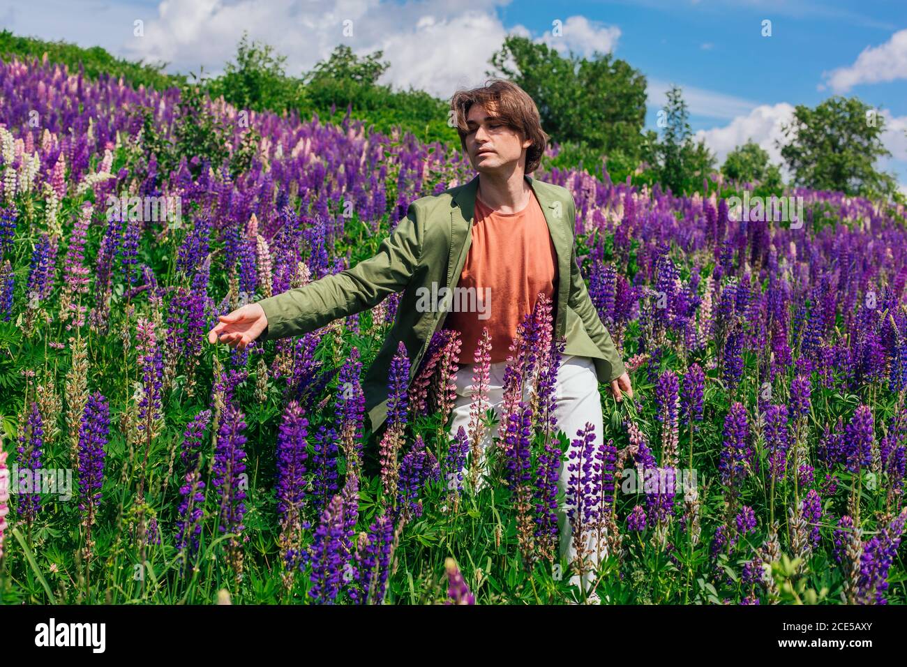 Tall handsome man dancing on hi-res stock photography and images - Alamy